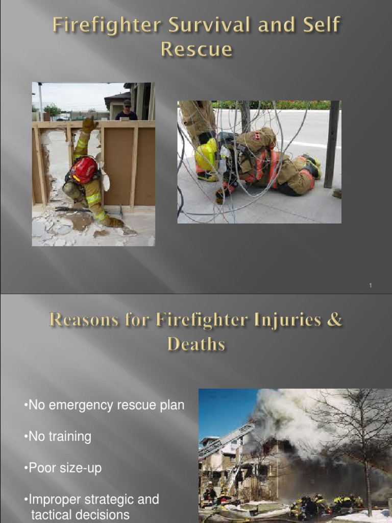 Firefighter Survival Power Point | PDF | Firefighter | Fire Engine