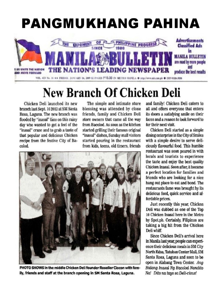 Bahagi NG Tabloid | PDF