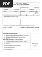 Liberian Medical Form PDF | PDF | Physical Examination | Medicine