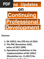 CPD Form | PDF | Lecture | Professional Development