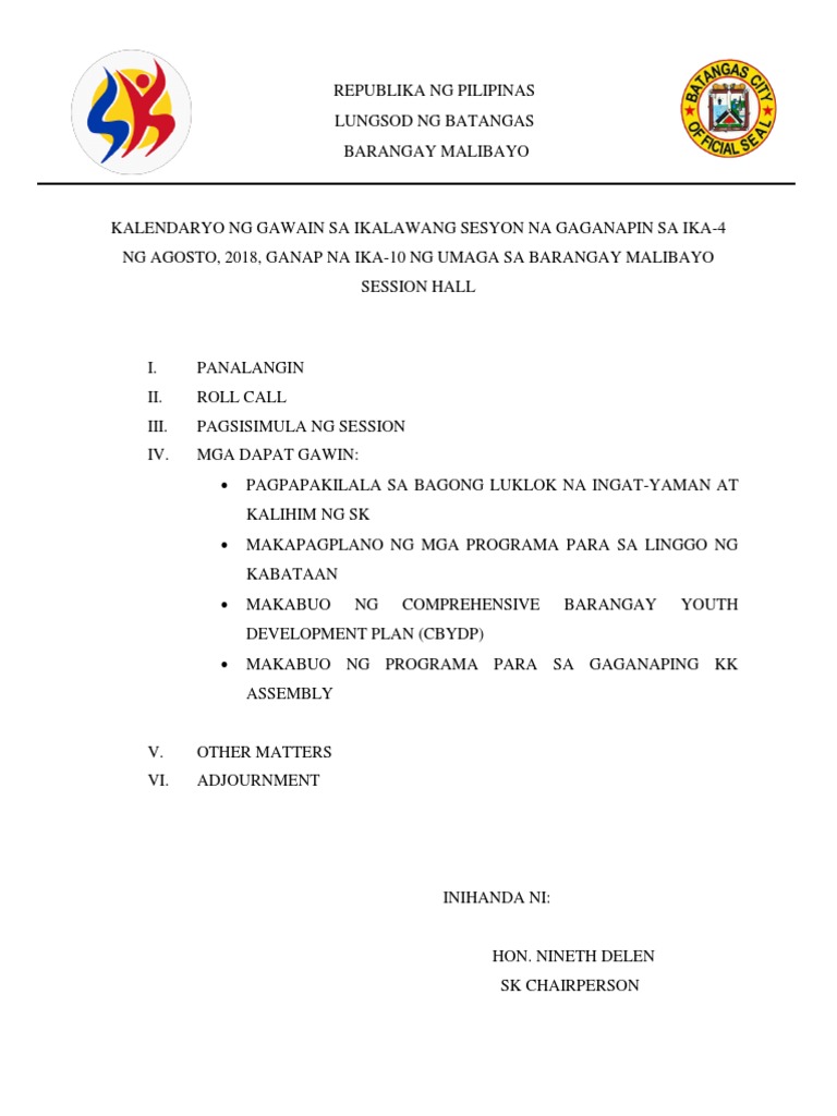 2ND SK Meeting Program | PDF