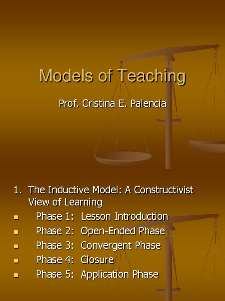 Teaching Models Overview and Strategies | PDF | Science & Mathematics