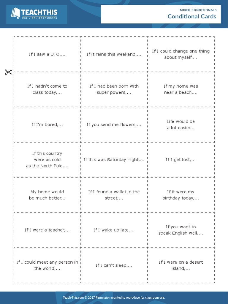 Conditional Cards PDF | PDF