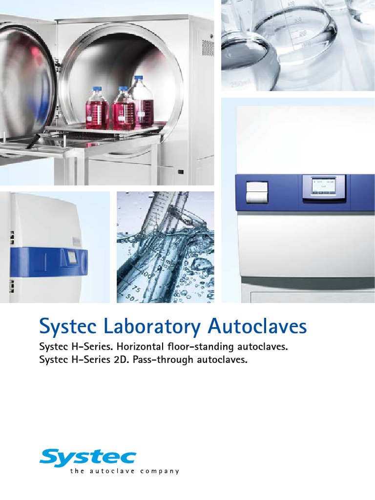 Systec H-Series en | PDF | Sterilization (Microbiology) | Filtration