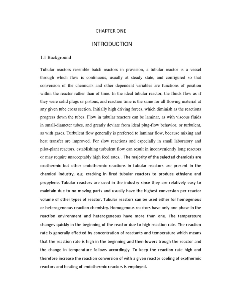 Chapter One: 1.1 Background | PDF