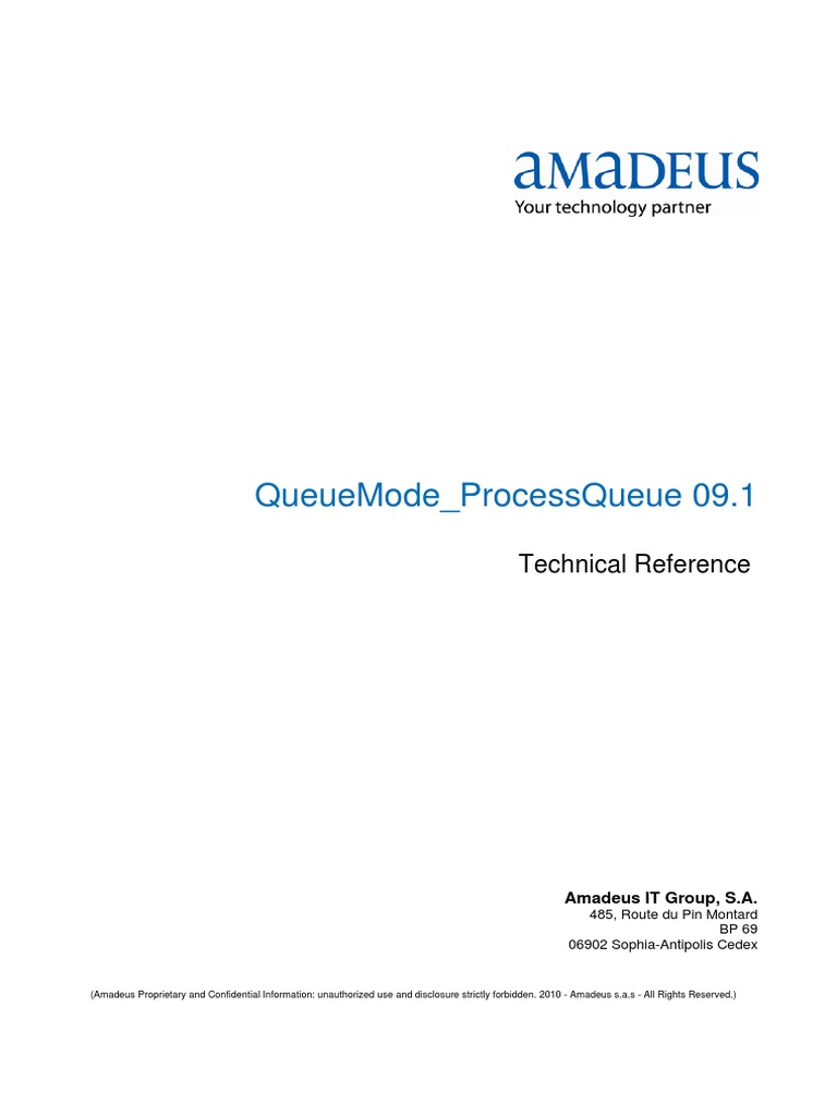 TechRef QueueMode ProcessQueue 09.1 001 | PDF | Queue (Abstract Data ...