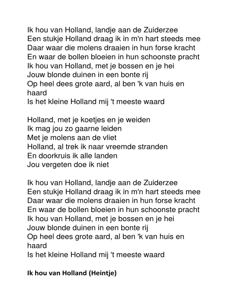 Liedjes Songtekst | PDF