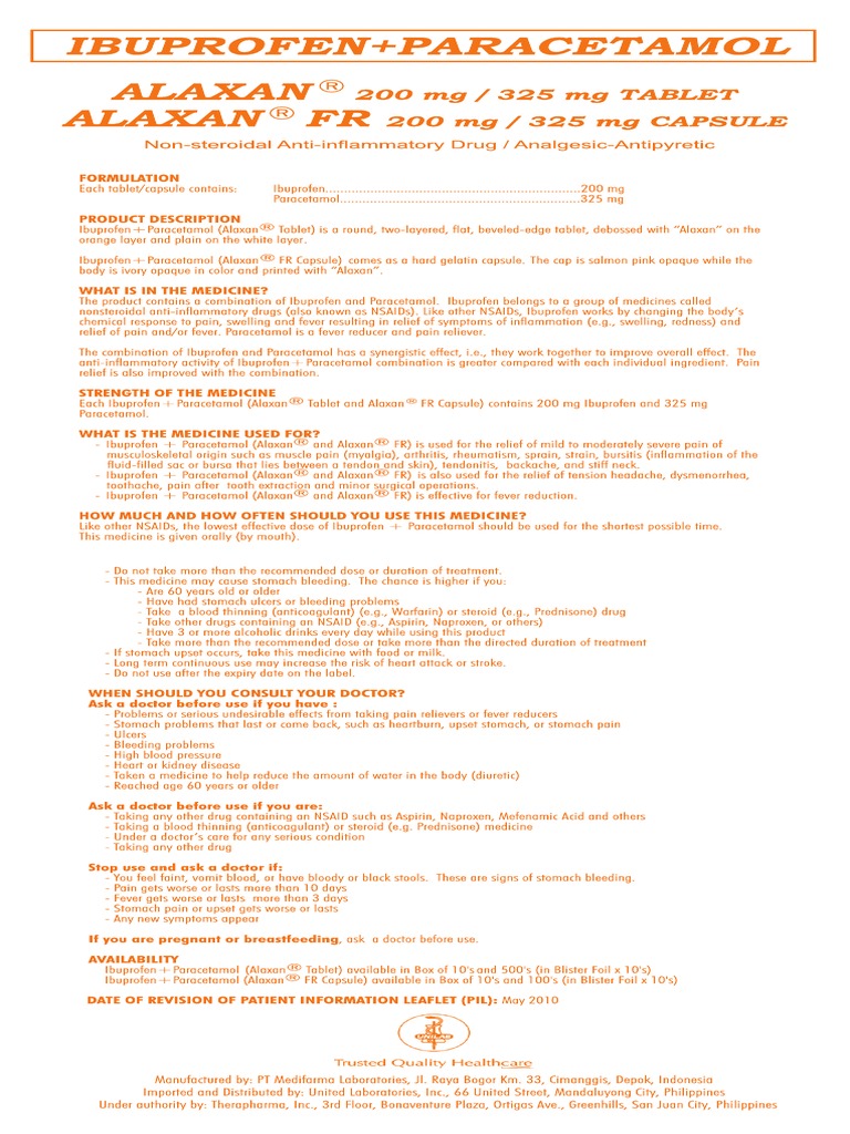 Alaxan PDF | PDF