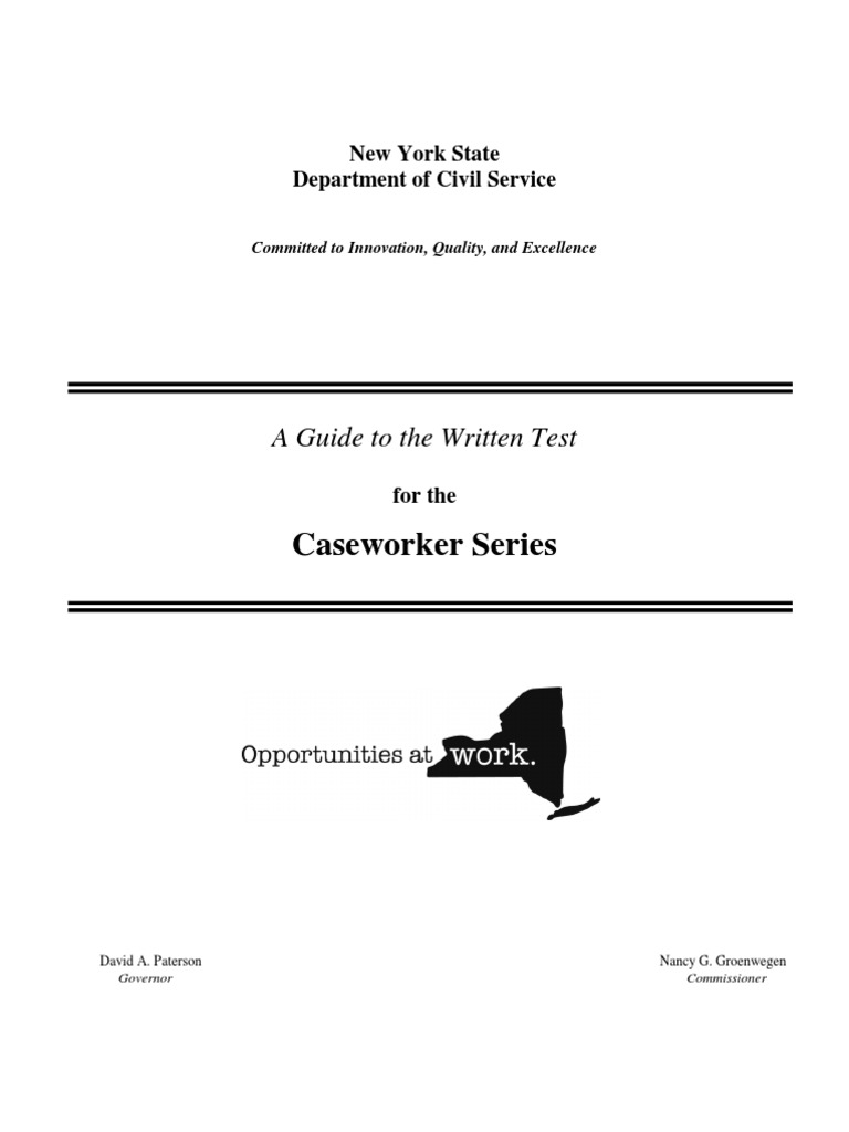 Caseworker Test Guide | PDF | Question | Interview