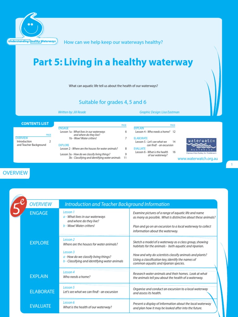 Healthy Waterway PDF | PDF | Habitat | Aquatic Ecosystem