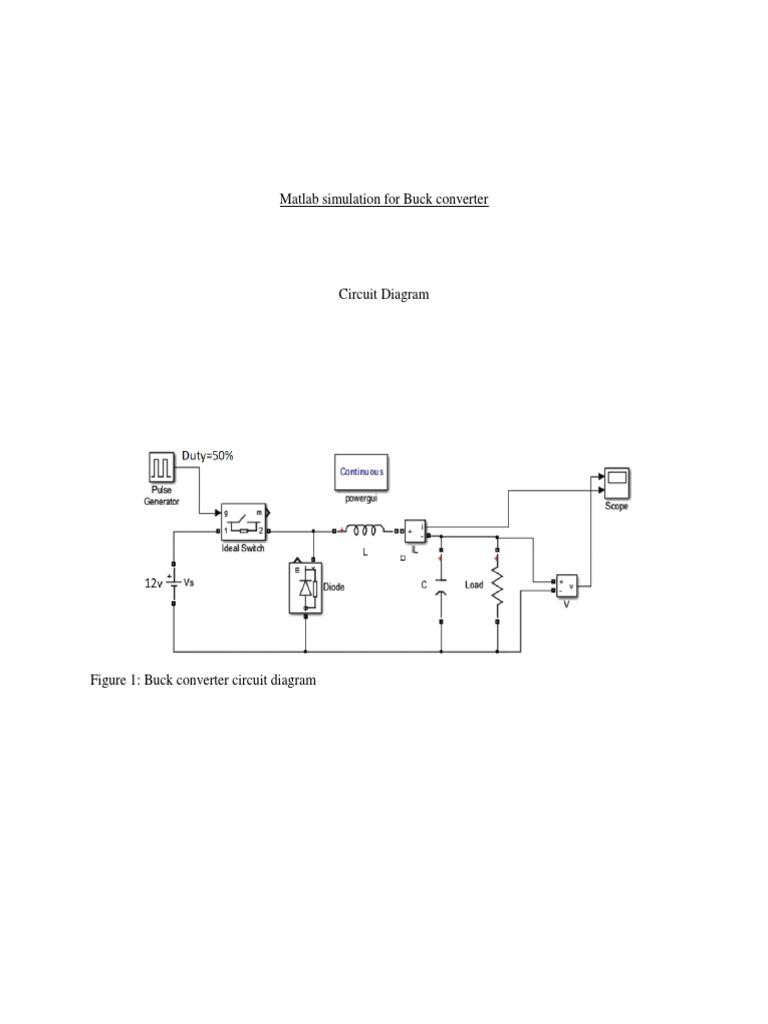 Buck Converter Simulation in Matlab | PDF | Science & Mathematics