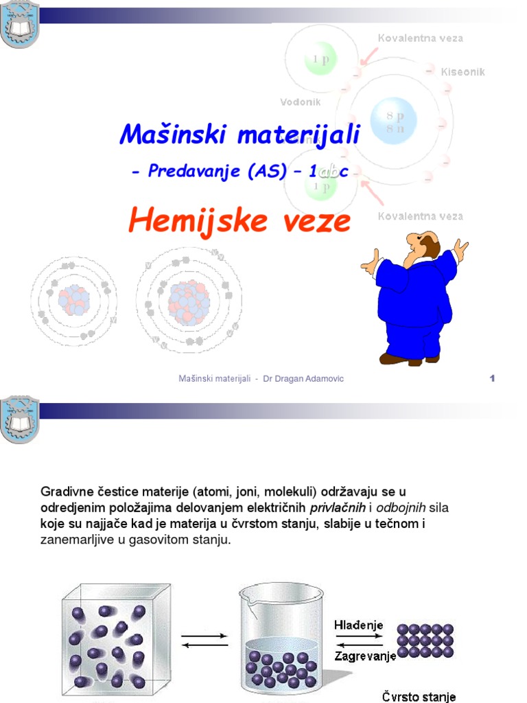 Predavanje - Hemijske Veze | PDF