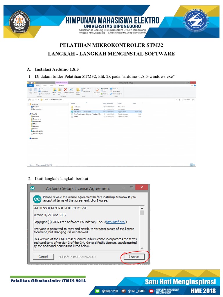 Panduan Instalasi Software Pelatihan Mikrokontroler STM32 2018 | PDF | Komputer