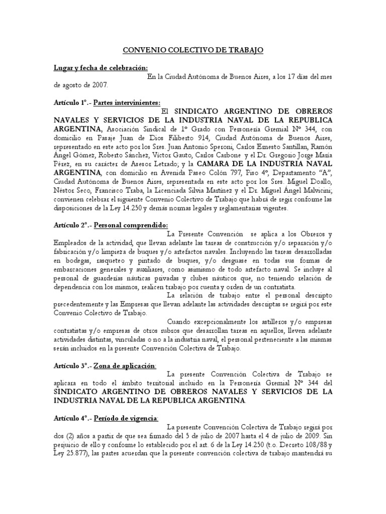 CCT 518 07 | Descargar gratis PDF | Salario | Acuerdo colectivo