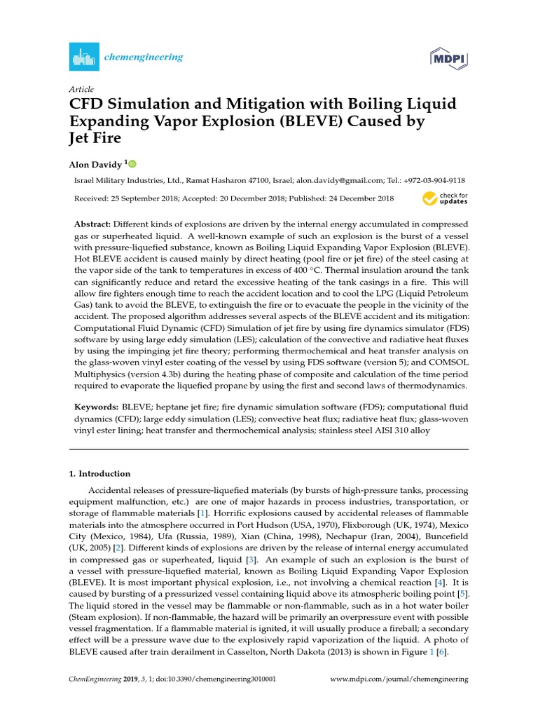 CFD Simulation and Mitigation With Boiling Liquid Expanding Vapor ...