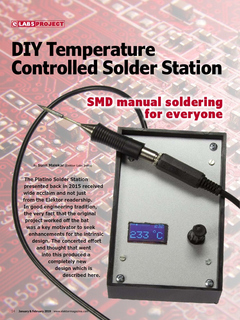 DIY Temperature Controlled Solder Station | PDF | Electrical Connector ...