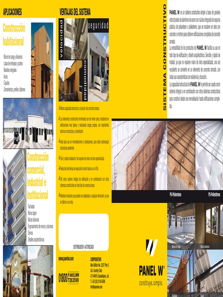 Catalogo Productos Panel W PDF | Descargar gratis PDF | Construyendo ...