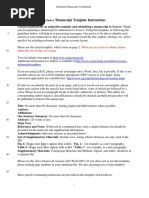 Science Advances Manuscript Template | PDF | Experiment | Statistics