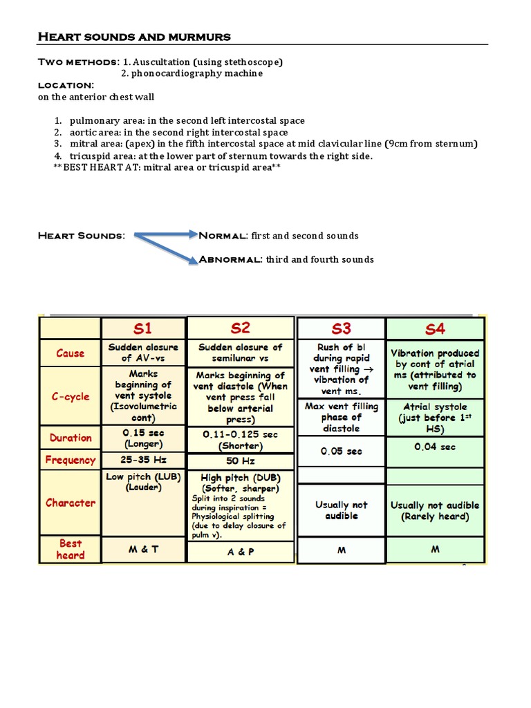 7th Heart Sounds and Murmurs | PDF | Heart Valve | Heart