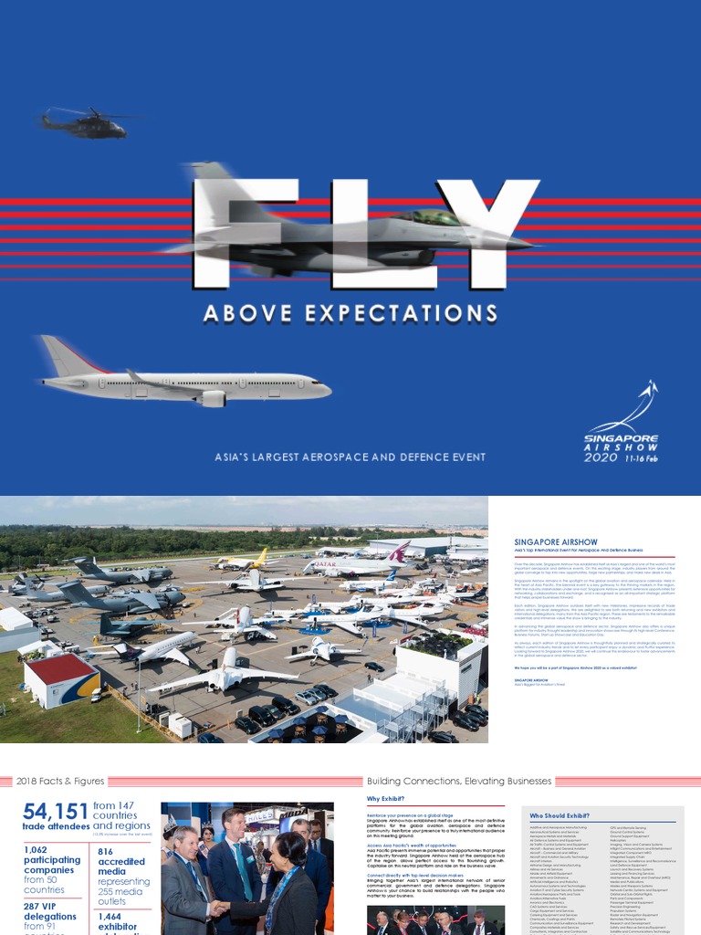 Singapore Airshow 2020 Sales Brochure | PDF | Unmanned Aerial Vehicle ...