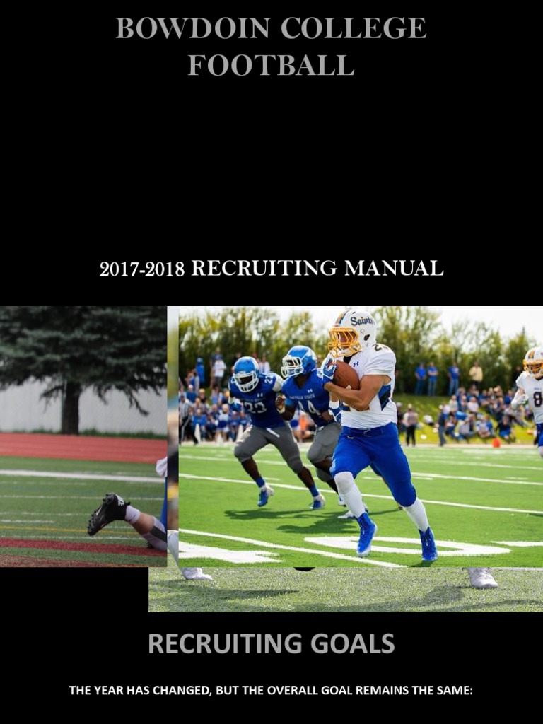 Bowdoin College Football Recruiting Guide | PDF | Maryland | Massachusetts
