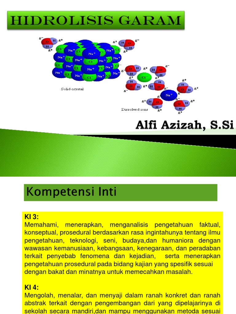 Hidrolisis Garam | PDF