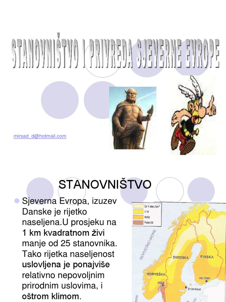 Geografija VII - Stanovništvo I Privreda SJ Evrope | PDF