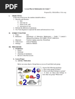 Detailed Lesson Plan in Mathematics 7 - Inductive Method | PDF ...