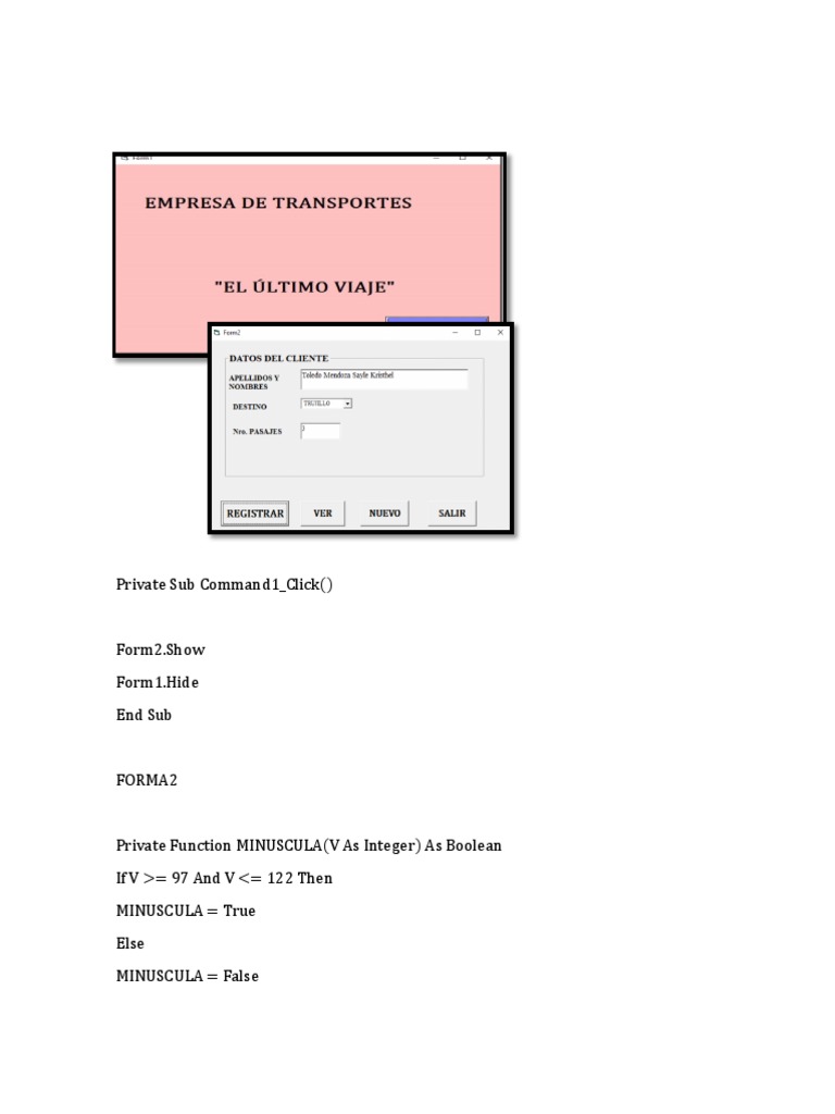 Private Sub Command1 - Click | PDF | Boolean Data Type | Mathematical Structures