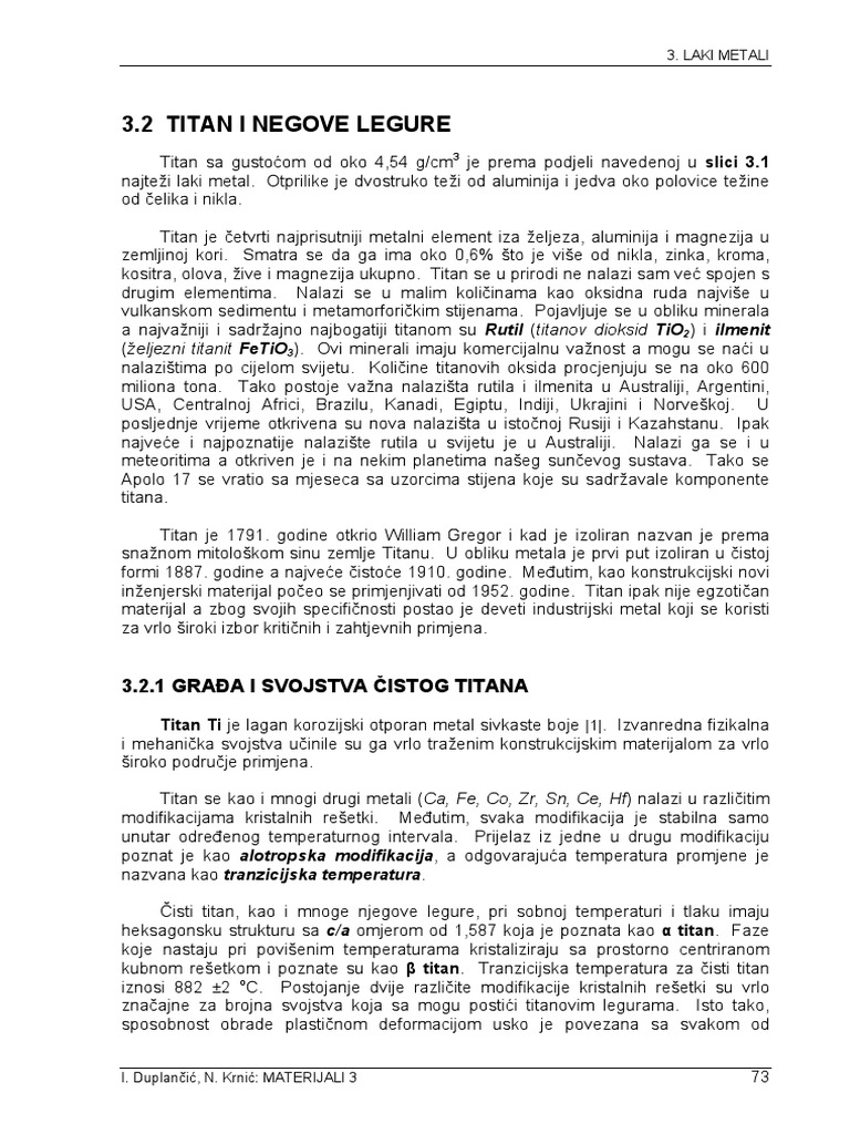7-Materijali 3 2009 Laki Metali Titan Kon | PDF