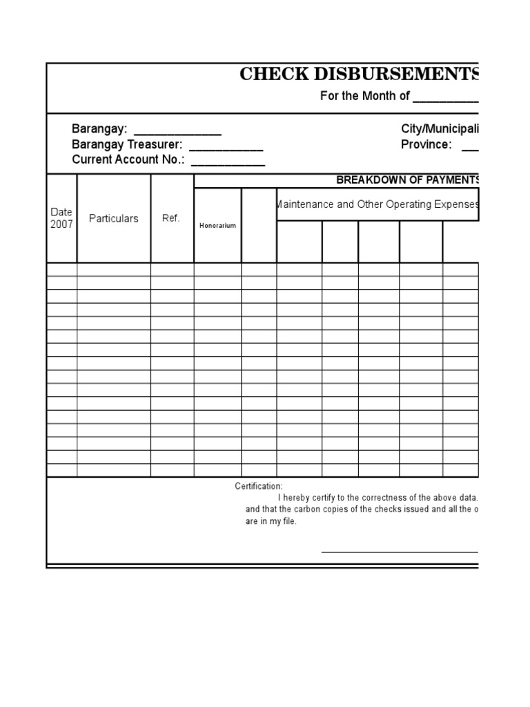Forms Brgy | PDF | Payroll | Payroll Tax