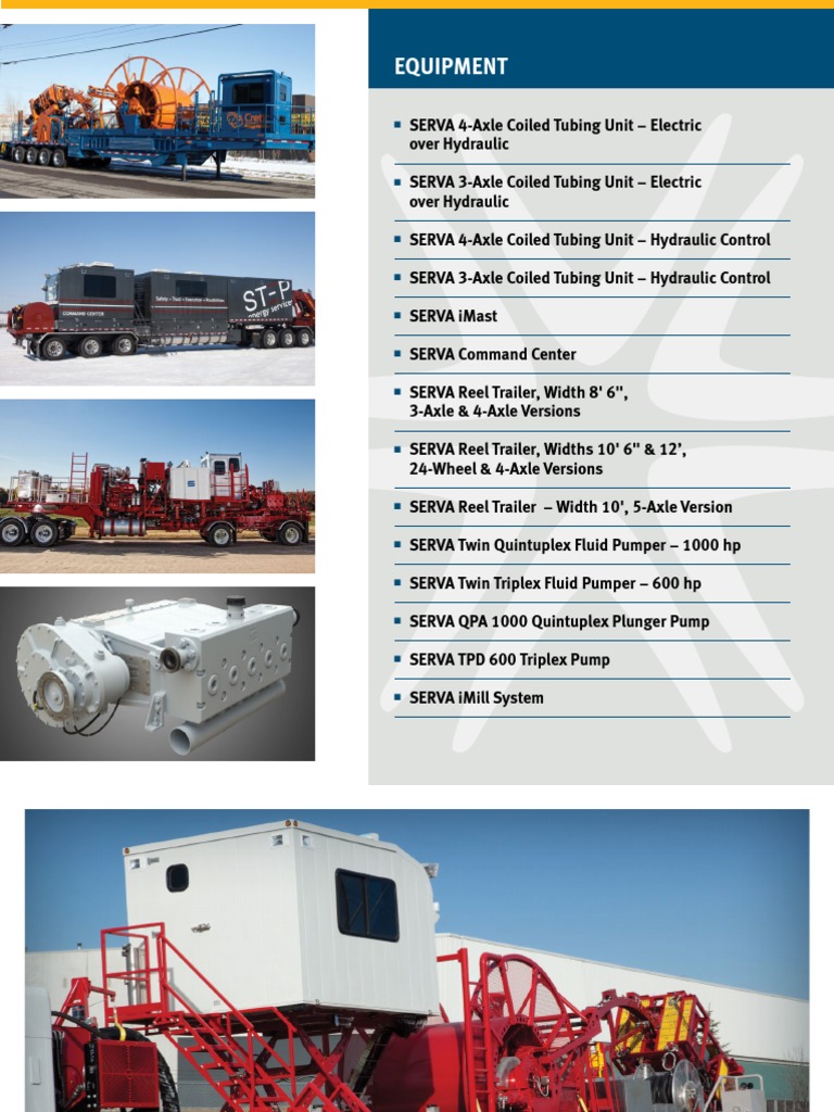 Coiled Tubing Equipments | PDF | Pump | Trailer (Vehicle)