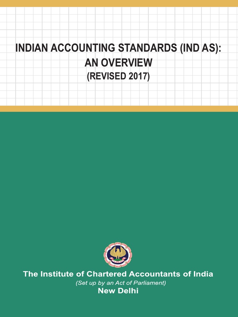 Indian Accounting Standards (Ind As) : An Overview: (REVISED 2017 ...