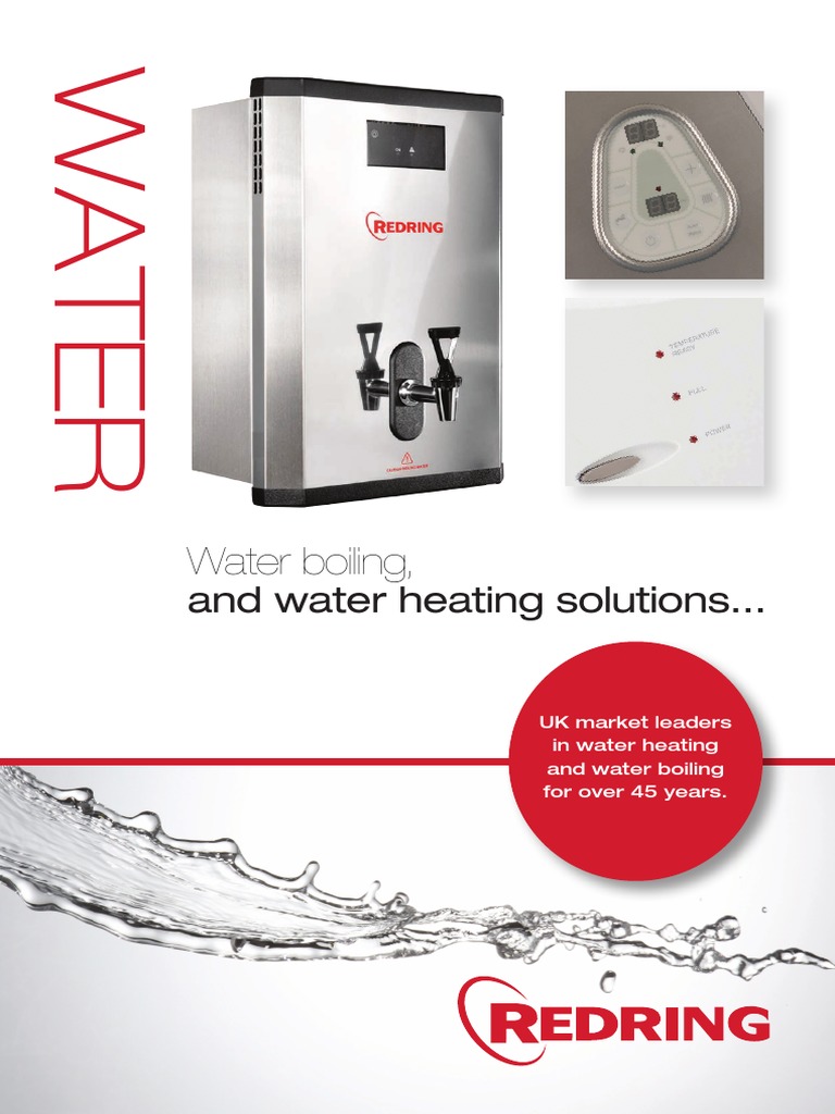 Redring Water Heating Brochure | PDF | Water Heating | Hvac