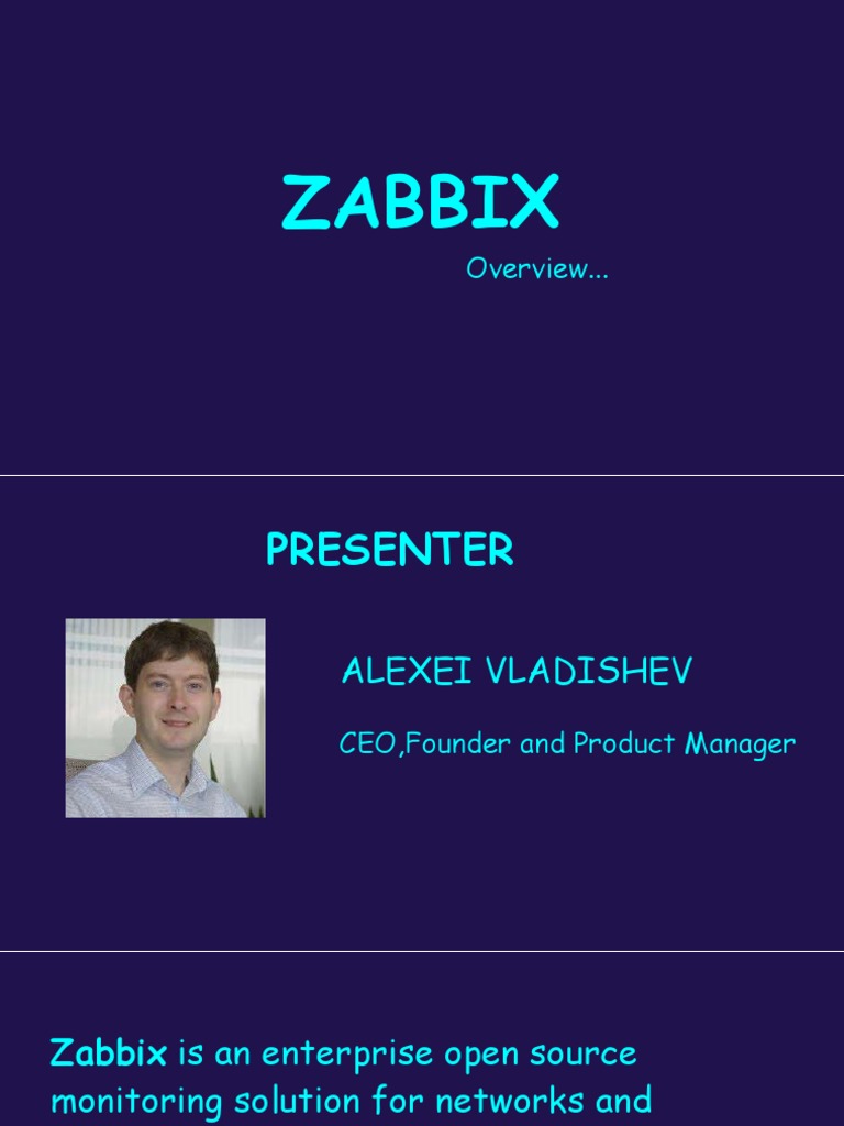 Zabbix: Overview.. | PDF | Proxy Server | Server (Computing)