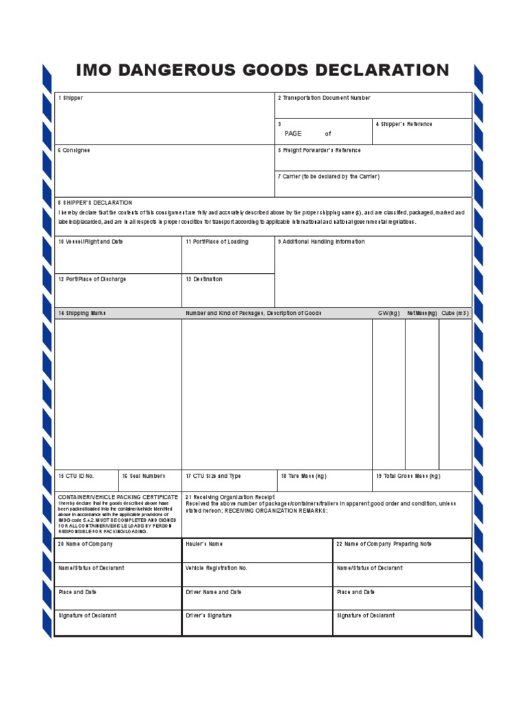 Sample Outlines | PDF | Dangerous Goods | Cargo