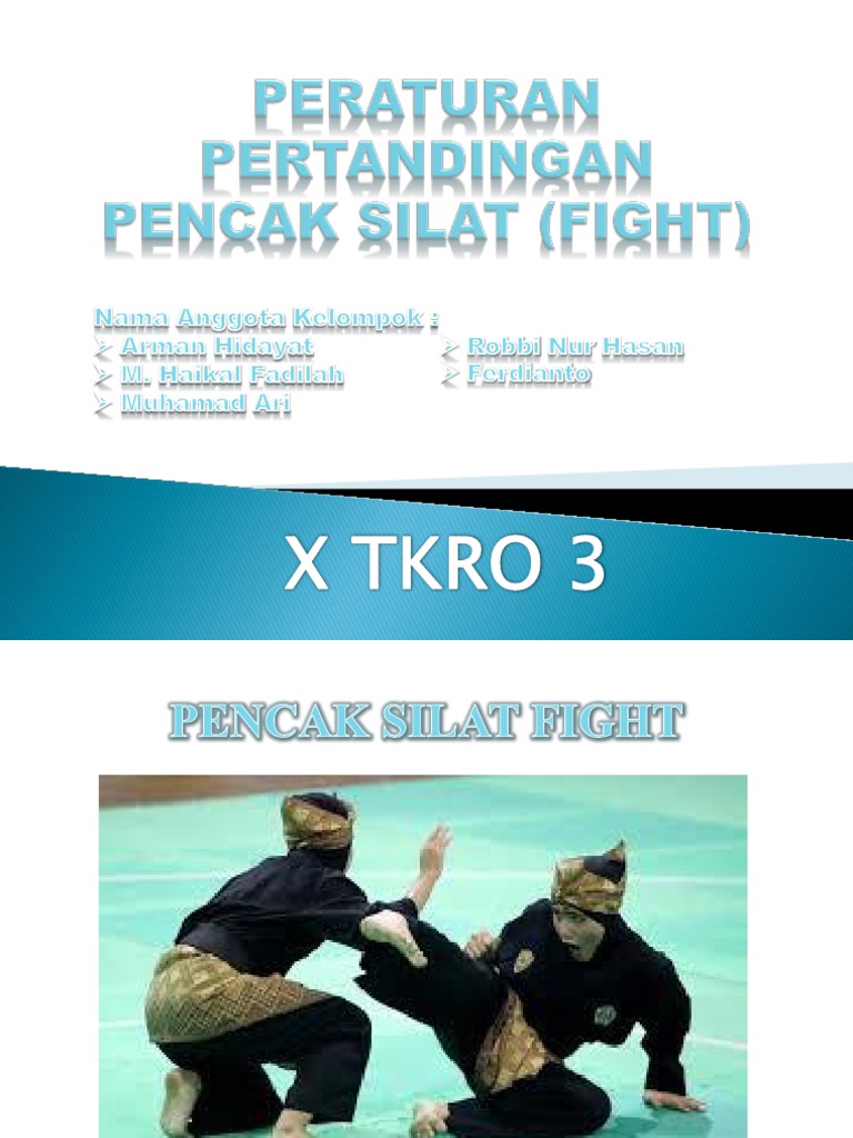 Peraturan Pertandingan Pencak Silat (Fight) | PDF | Olahraga & Rekreasi