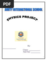 Physics Class 12 Project | PDF | Diffraction | Electrodynamics
