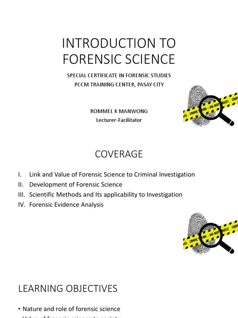 introduction to forensics | Forensic Science | Fingerprint