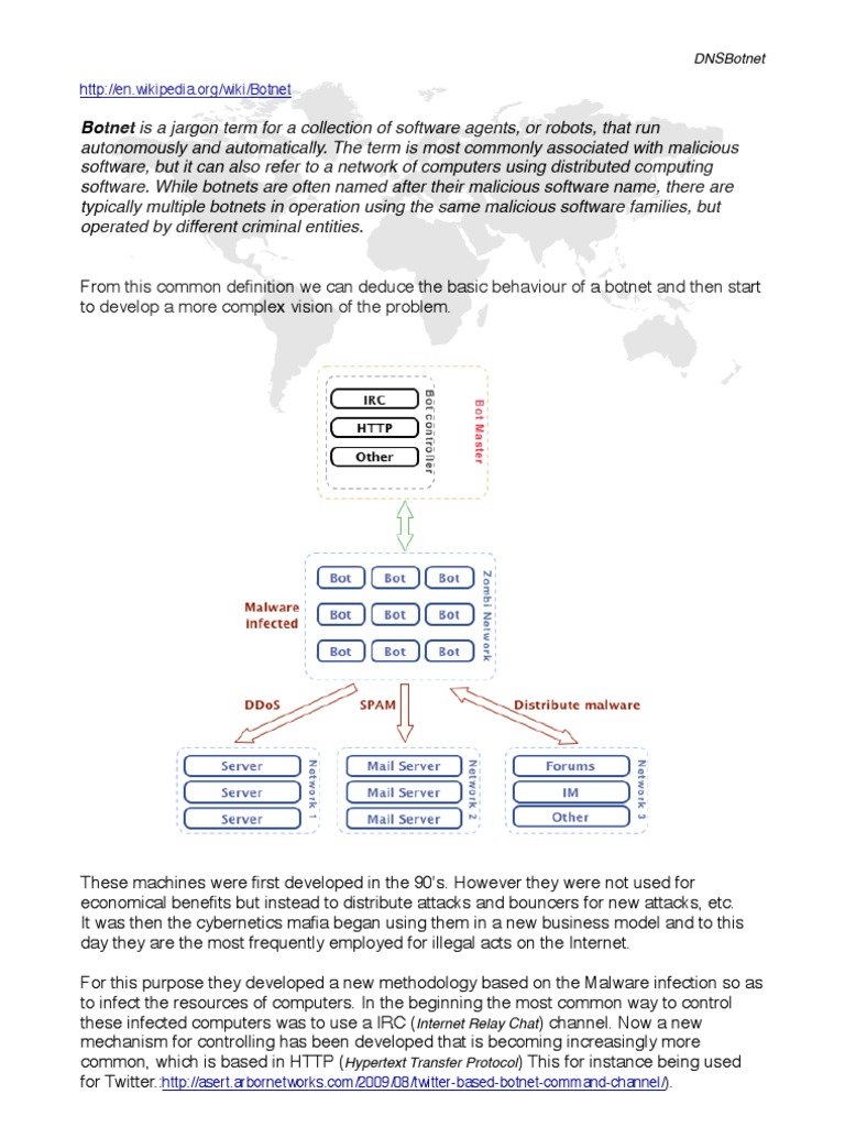 DNS Botnet | PDF | Domain Name System | Computer Security Exploits