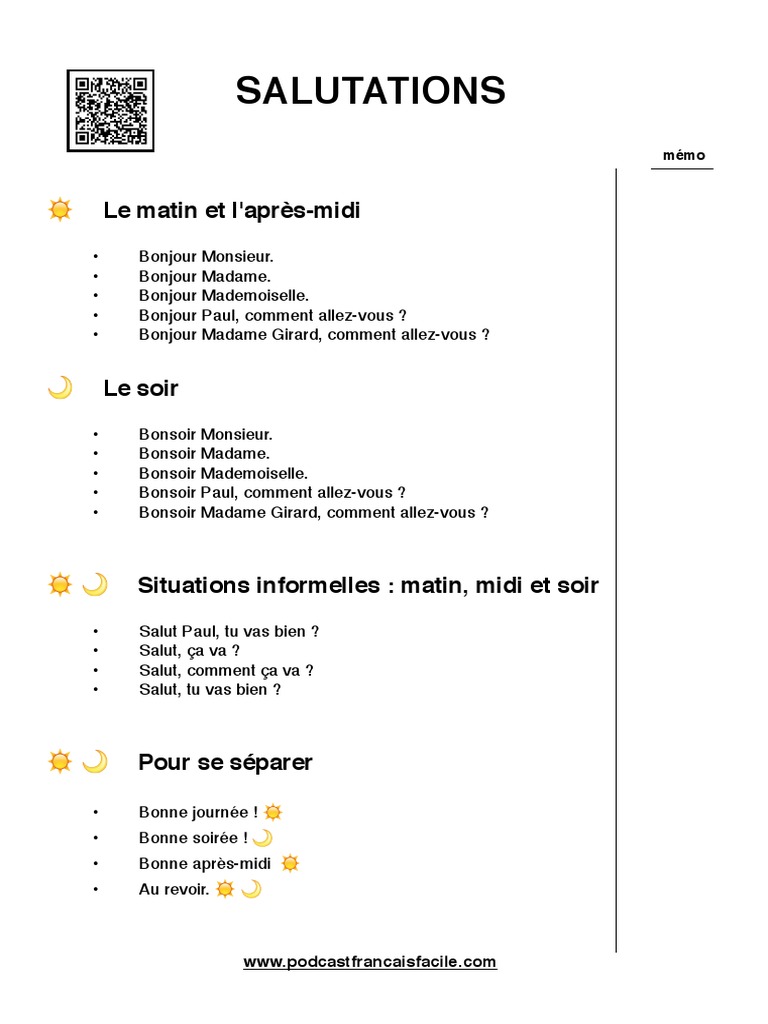 Salutations PDF | PDF