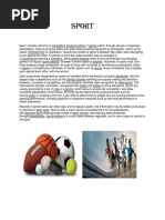 Understanding Sports: Definition & Types | PDF | Sports