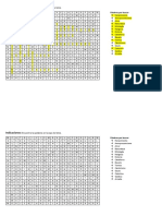 Sopa de Letras Dioses Griegos | PDF