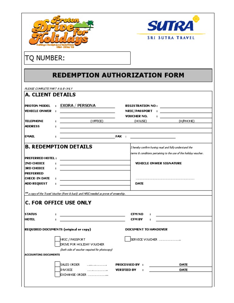 Redemption Forms | PDF