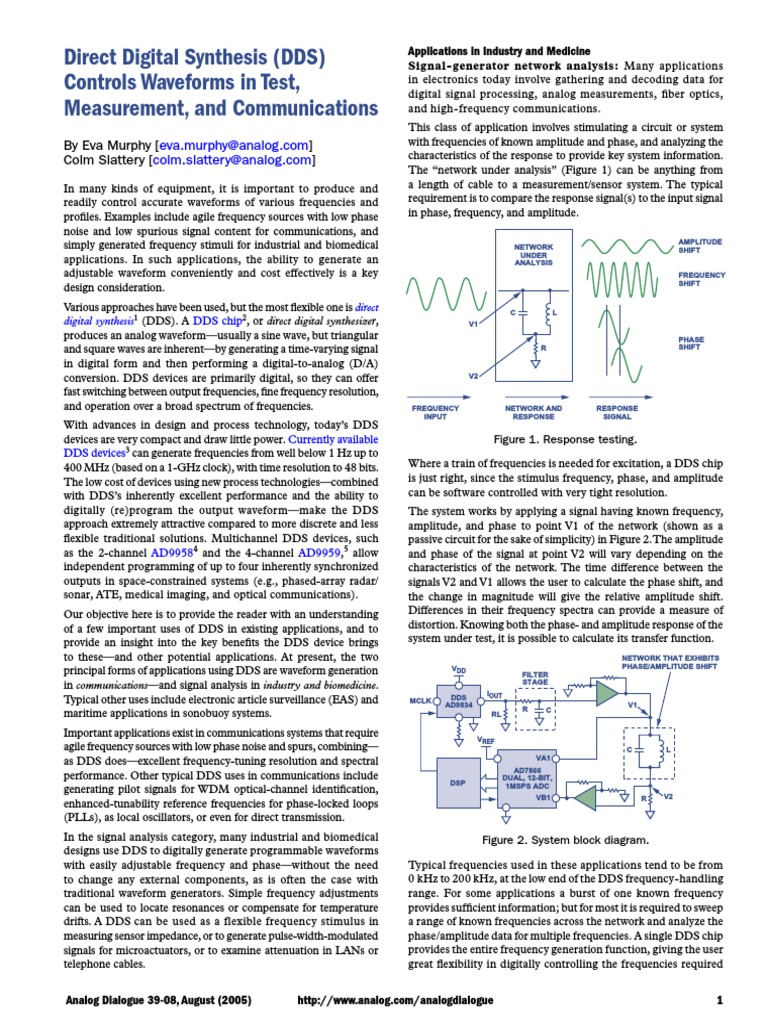 All About Direct Digital Synthesis | PDF | Modulation | Radio