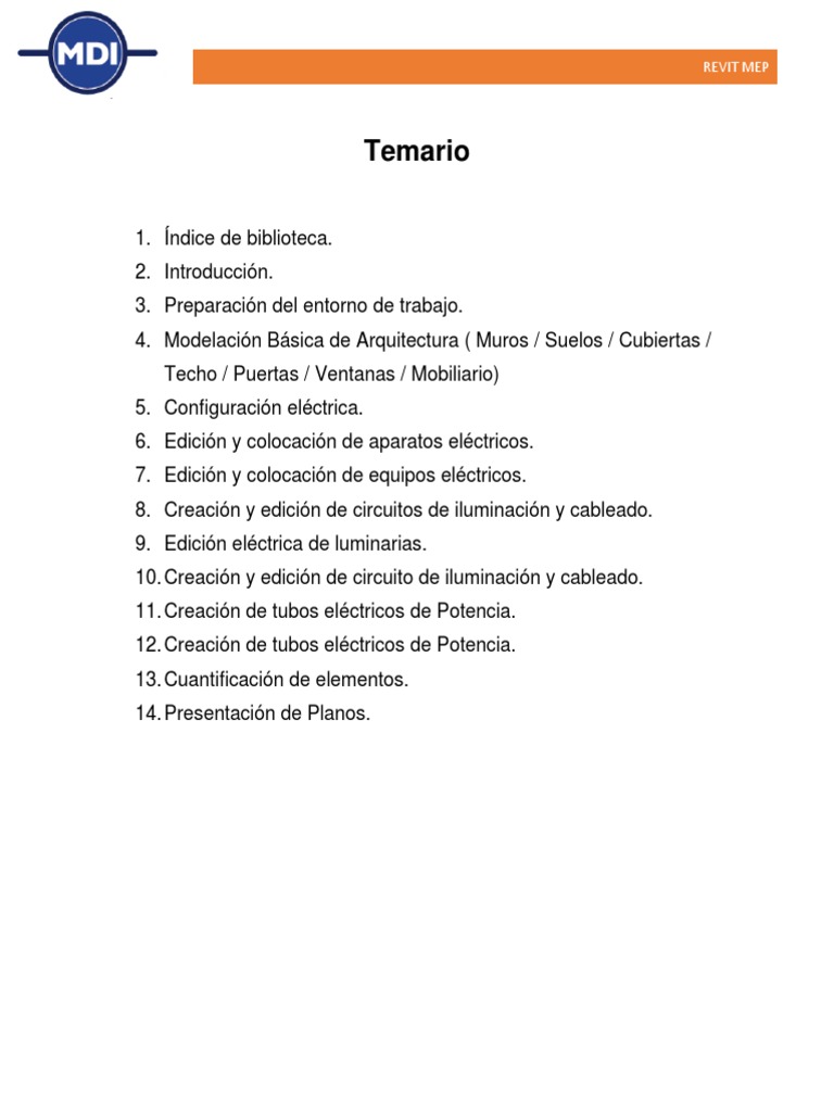 Manual MDI Revit | PDF