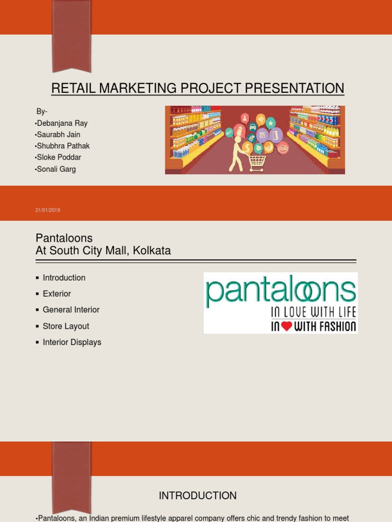 Retail Marketing Project Presentation Group 6 | PDF | Retailing | Retail
