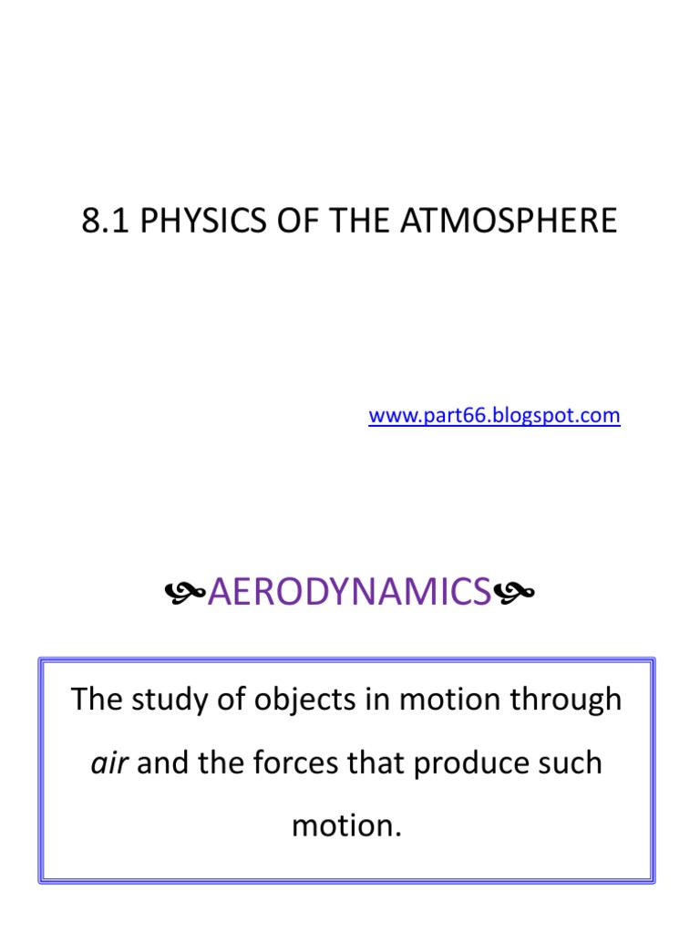 Physics of the Atmosphere Explained | PDF | Atmosphere Of Earth | Airspeed