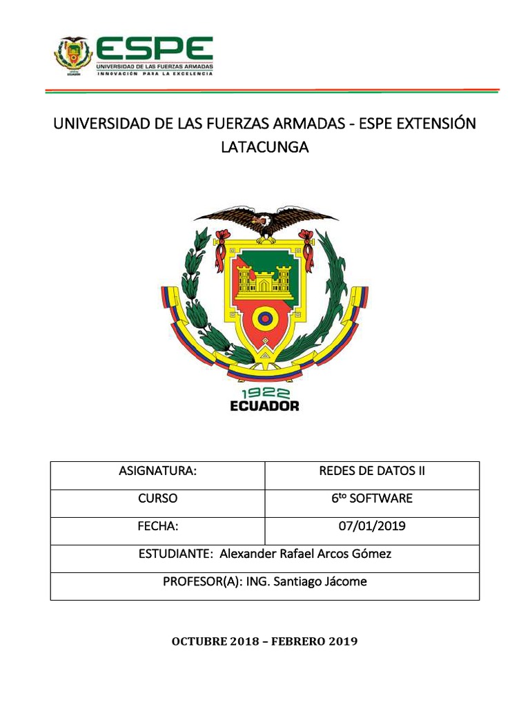 PracticaModulo3 Alexander Arcos | PDF | Enrutador (Computación ...