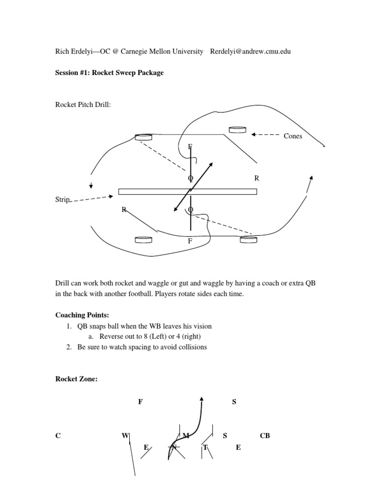 Rocket and Jet Sweep Playbook | PDF | Quarterback | National Football ...